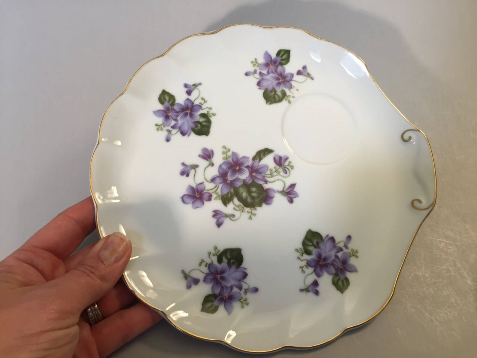FLORAL TEA CUP and Plate Vintage Tea Cup and - Etsy