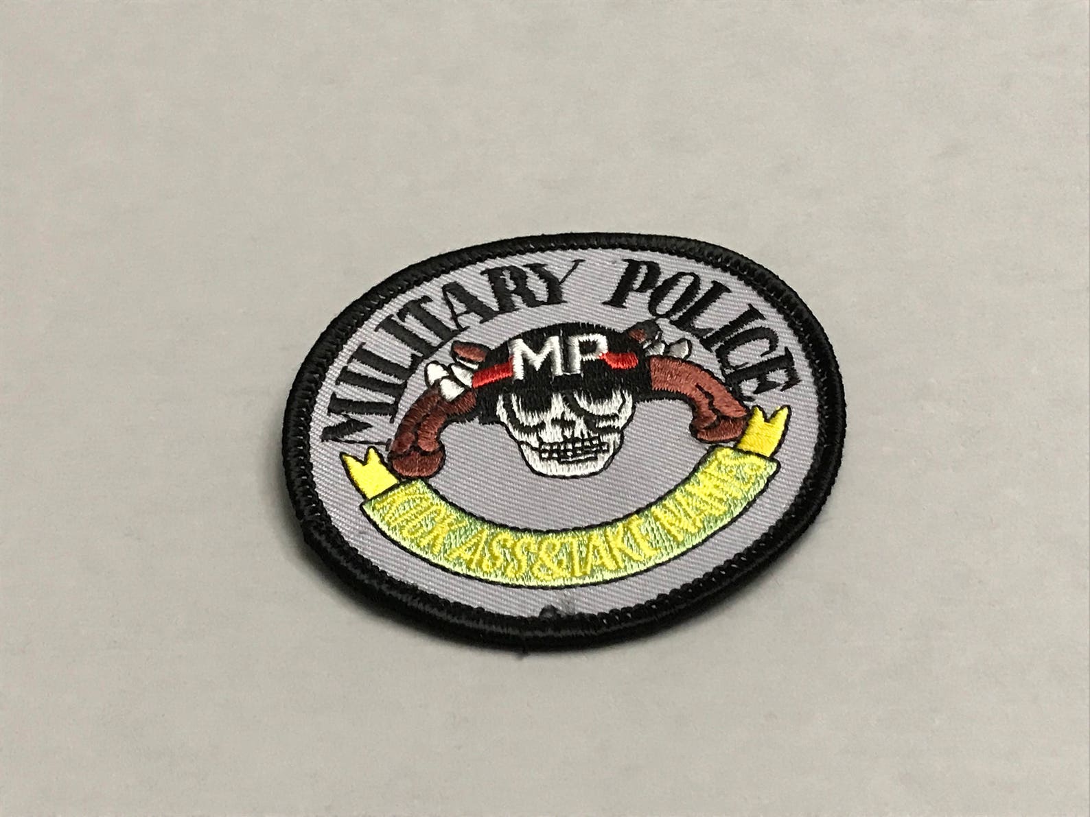 MILITARY POLICE PATCH Skull Patch Uniform Patch Costume - Etsy