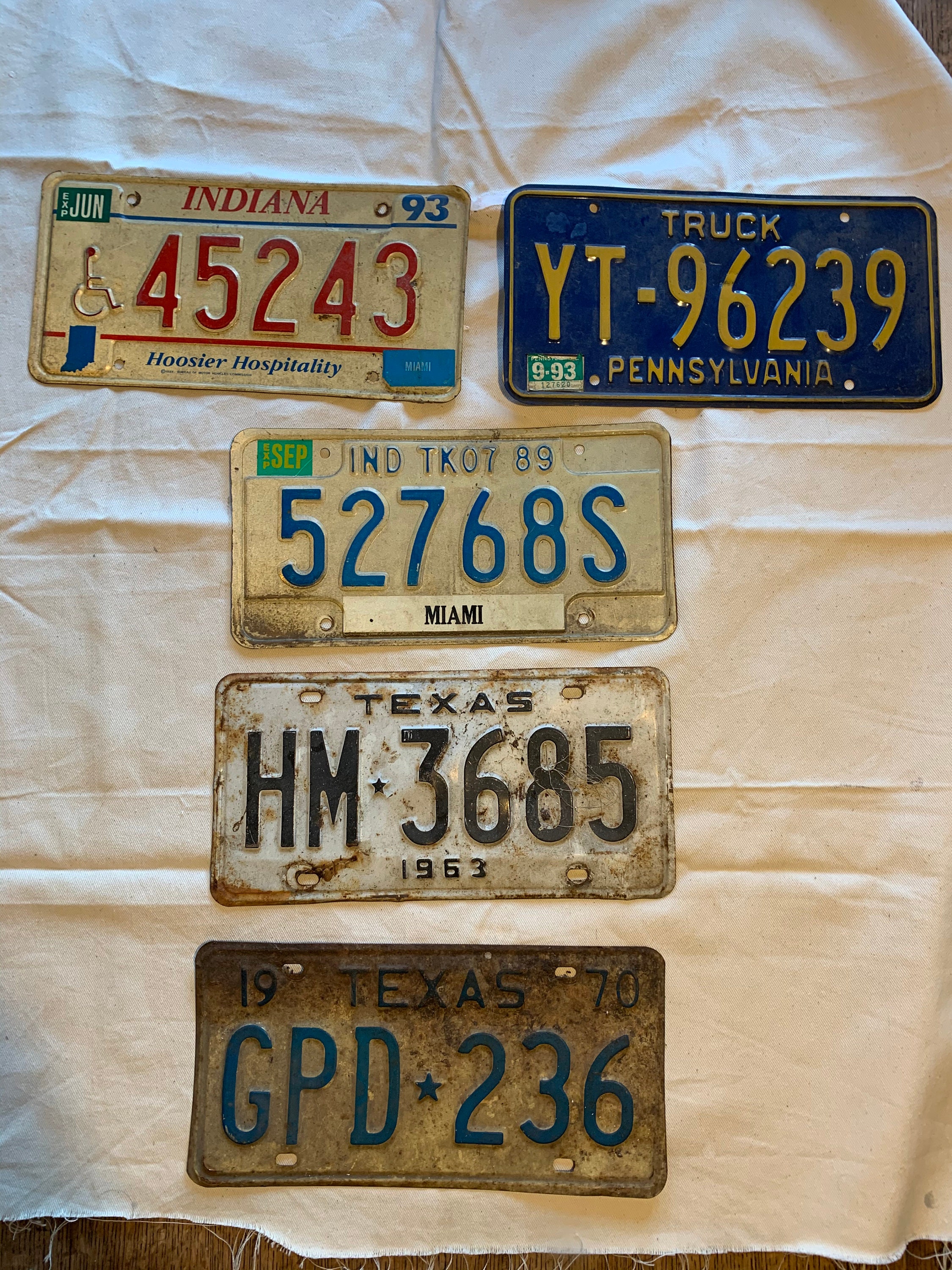 VINTAGE LICENSE PLATE Retro License Plate Pennsylvania - Etsy