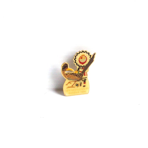 Gold Roadrunner Pin - Etsy