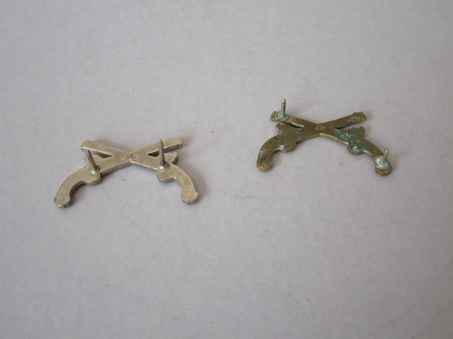 Army Military Police Pin Crossed Gun Pin Silver Military - Etsy