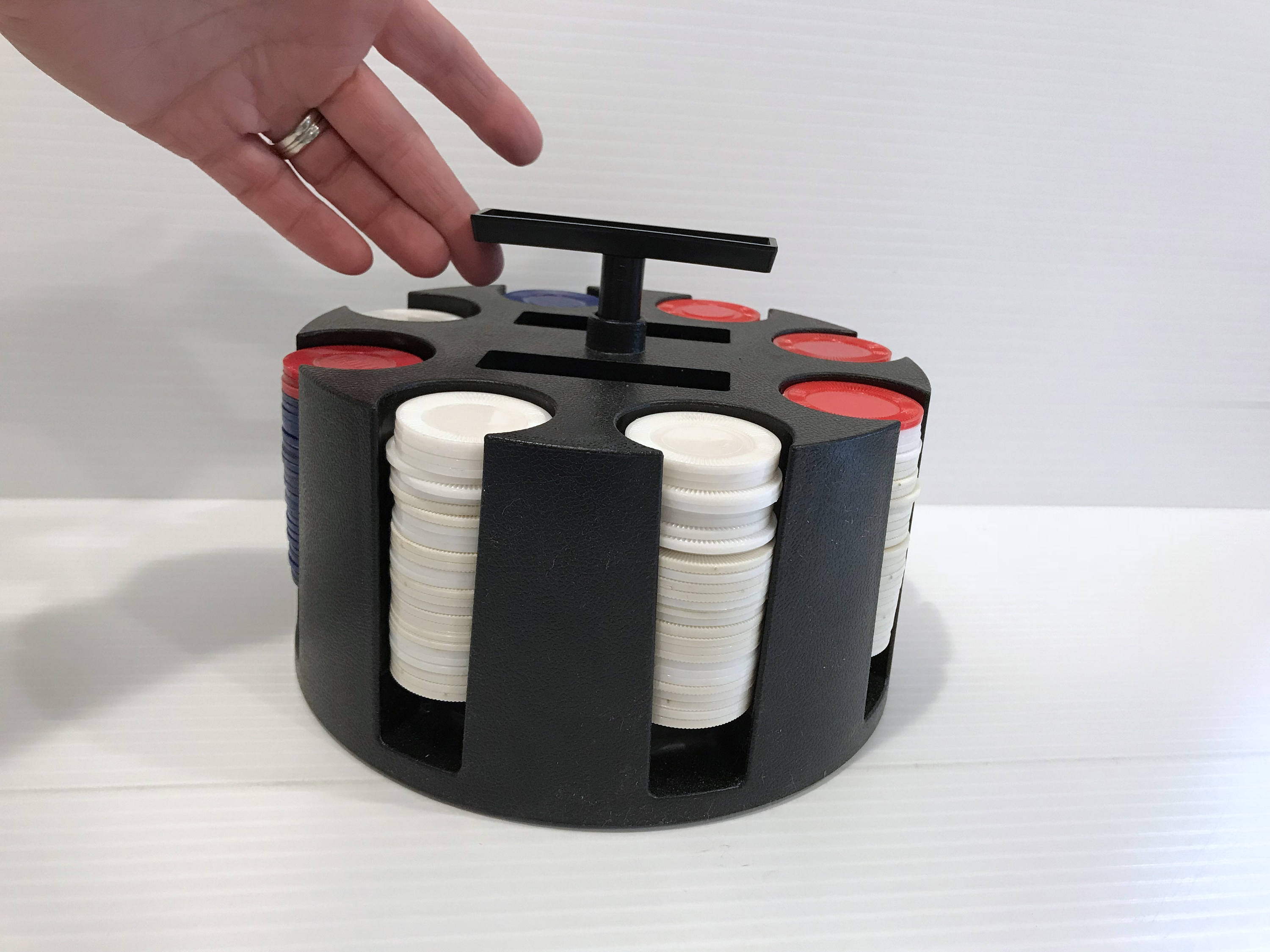 Revolving Poker Chip Rack Hoyle Poker Chip Rack Black Poker - Etsy Canada