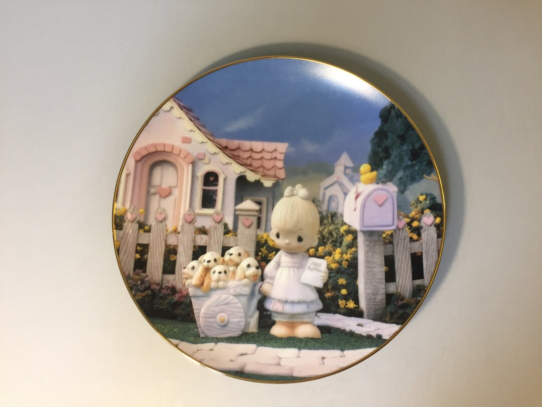 PRECIOUS MOMENTS PLATE, Vintage Precious Moments Decorative Plate ...