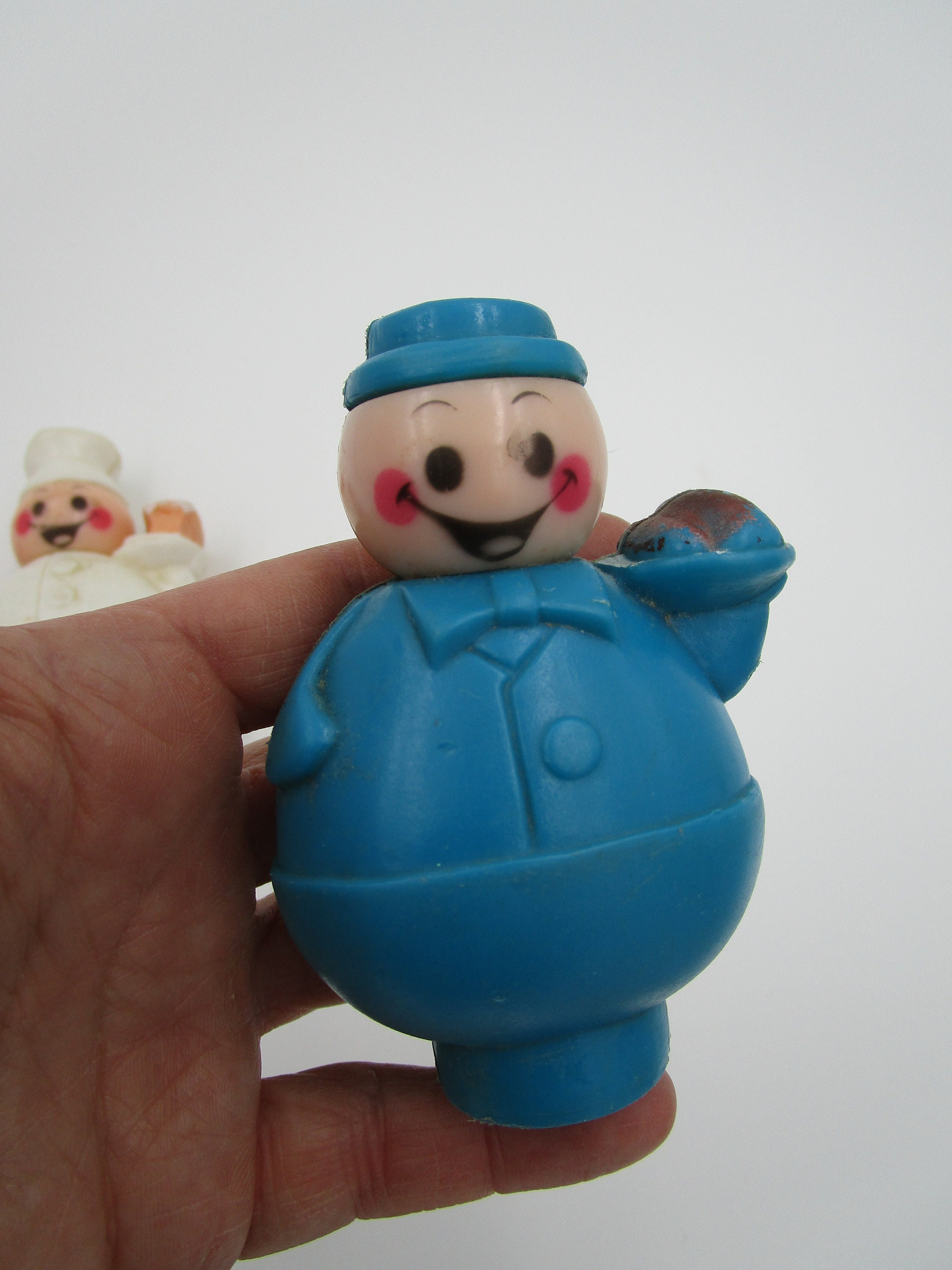 Vintage toy figures baker figure waiter figure vintage | Etsy