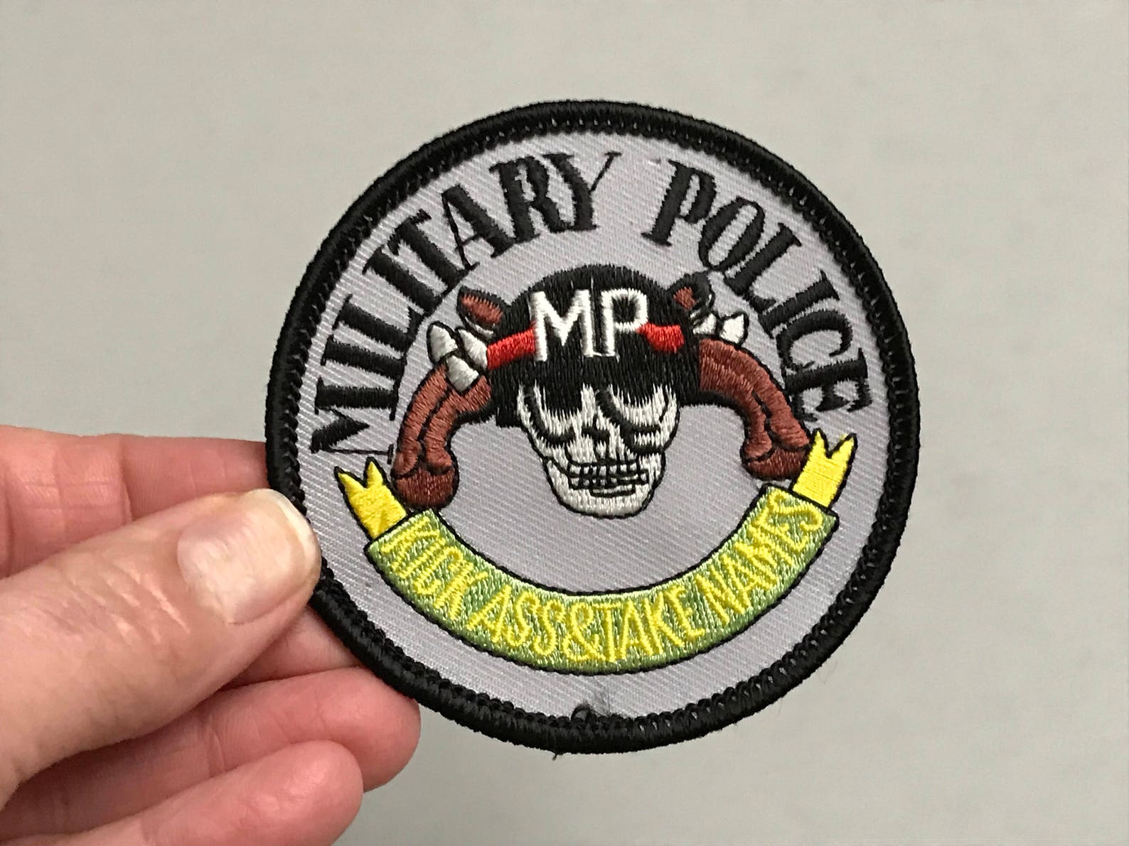MILITARY POLICE PATCH Skull Patch Uniform Patch Costume - Etsy