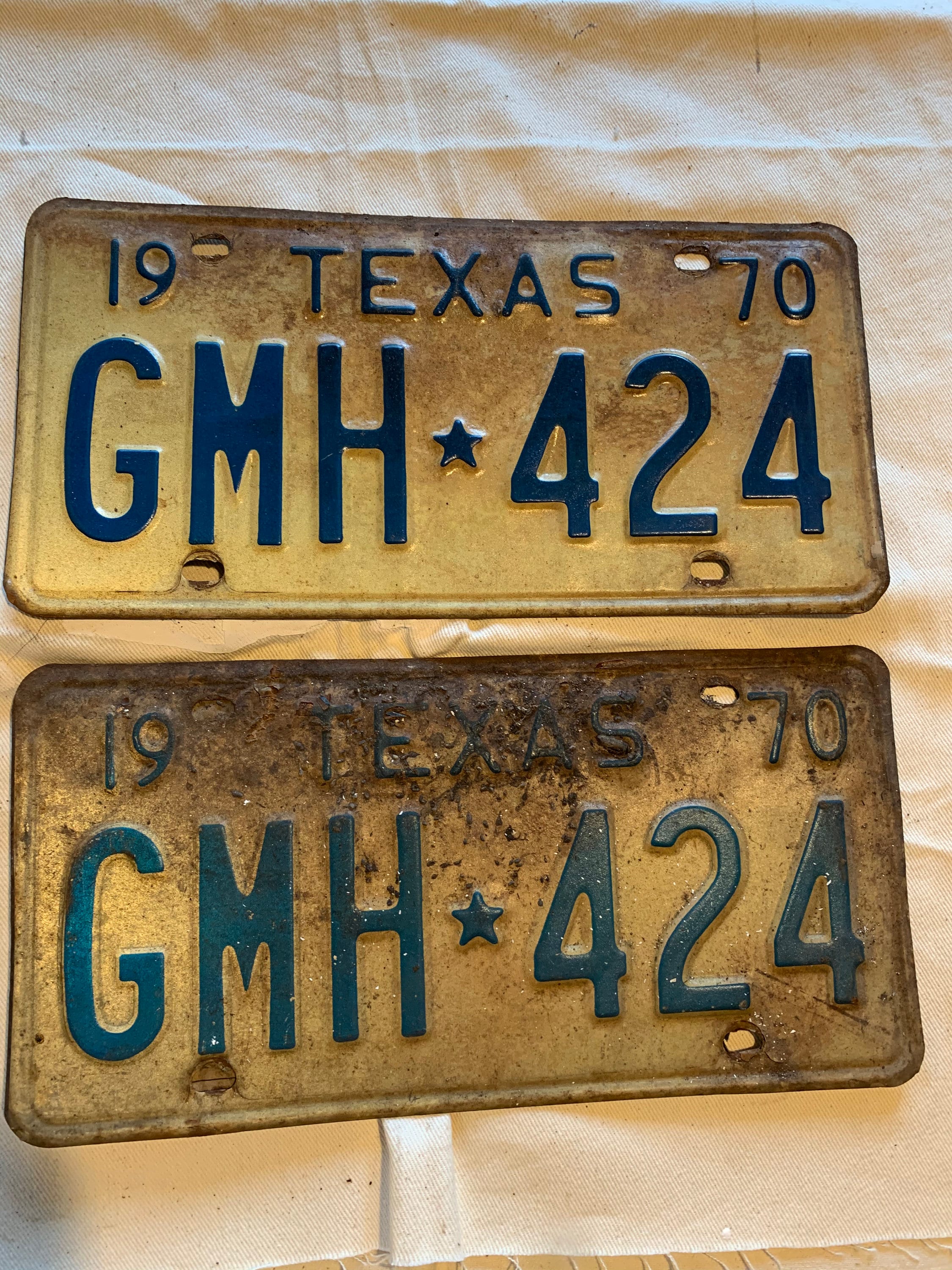 TEXAS LICENSE PLATE Vintage license plate Lone Star State | Etsy