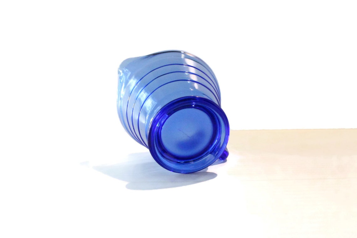 COBALT BLUE CREAMER Small Glass Pitcher Small Glass Pitcher - Etsy