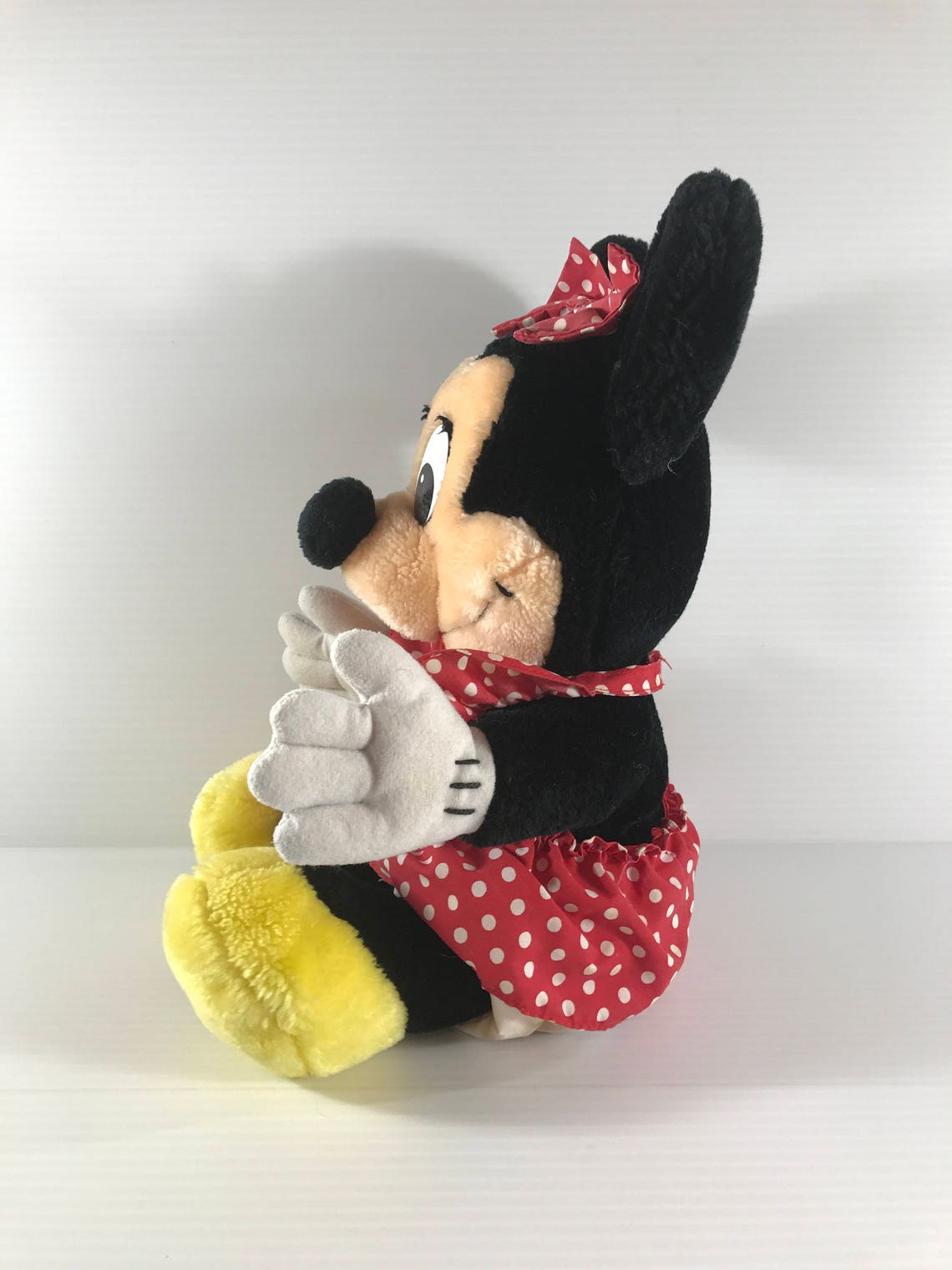 MINNIE MOUSE stuffed animal Vintage Plush Stuffed Animal | Etsy