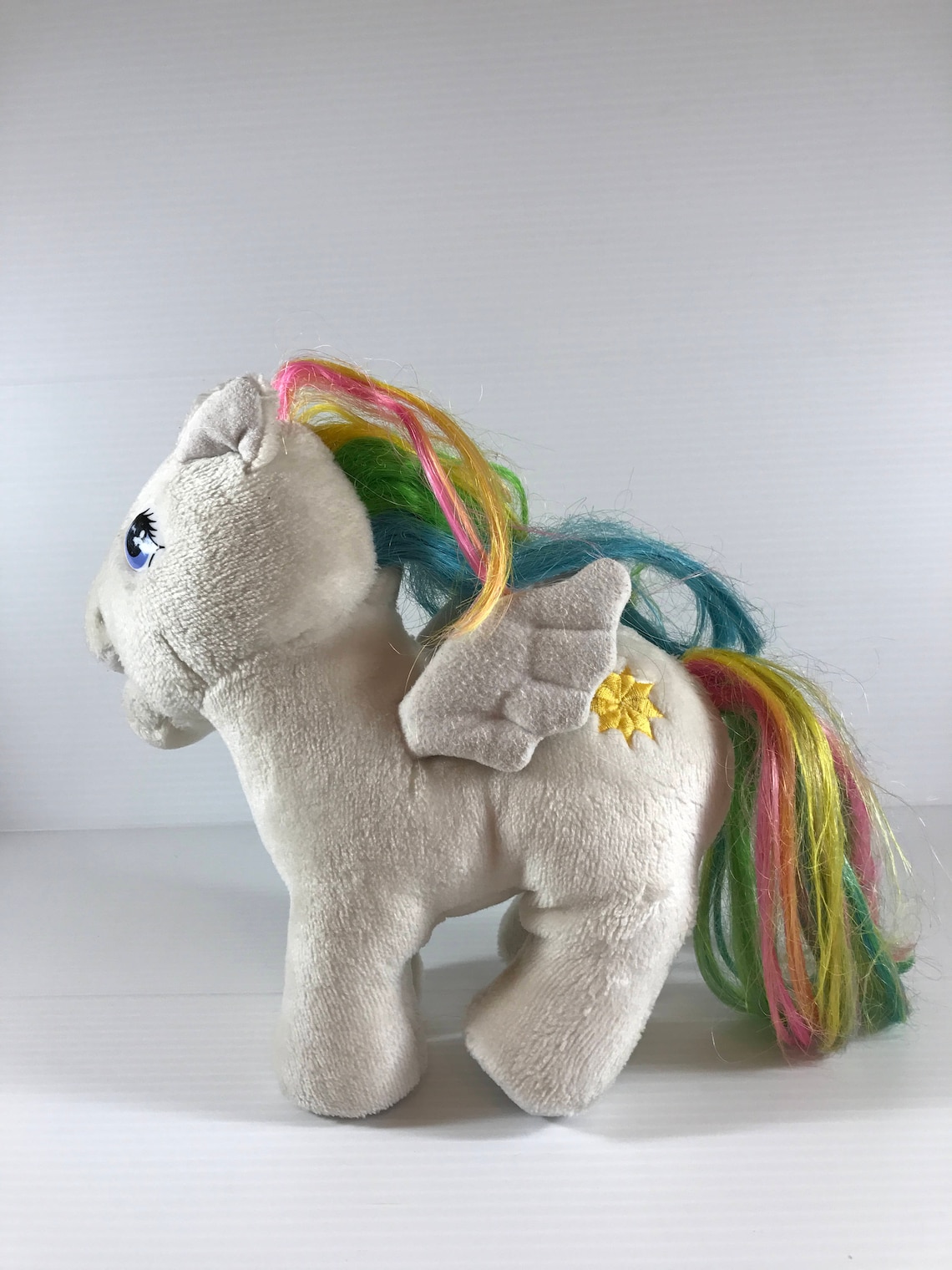 MY LITTLE PONY White My Little Pony Pony With Star Vintage - Etsy
