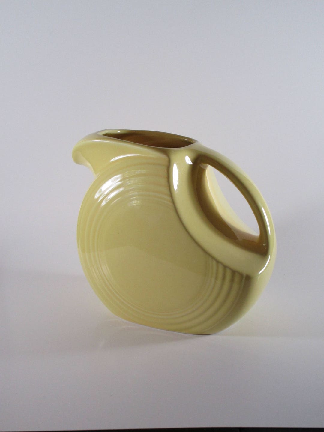 FIESTA WARE PITCHER, Yellow Fiesta Ware Pitcher, Yellow Pitcher ...