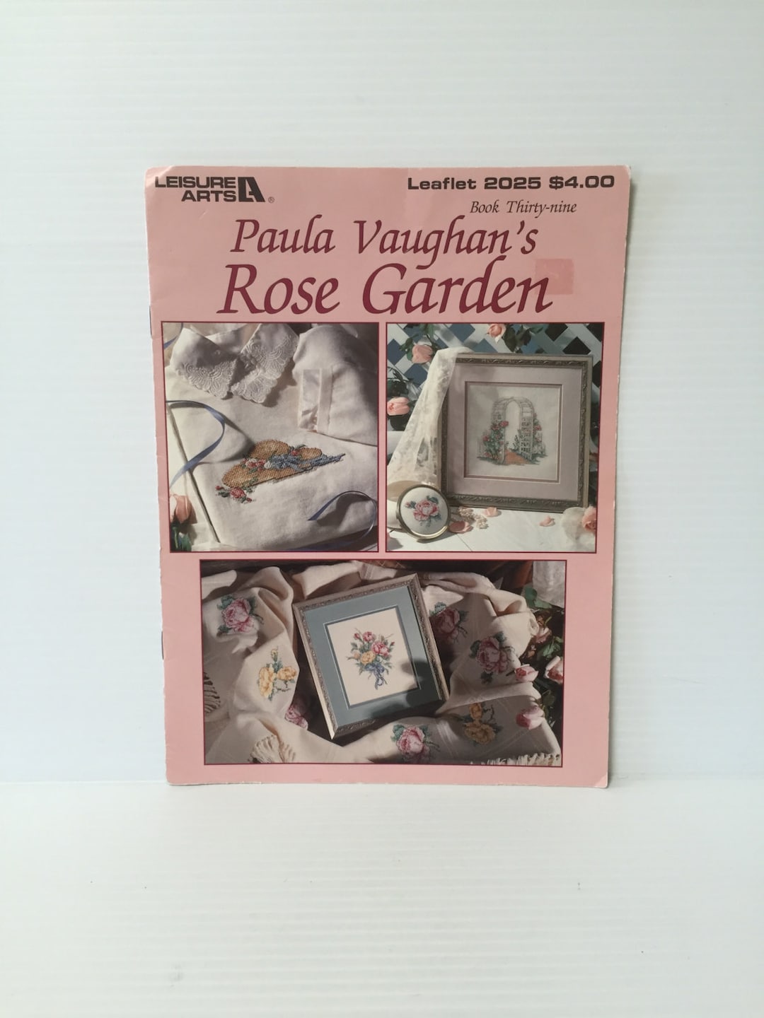 PAULA VAUGHAN ROSES Counted Cross Stitch Pattern, Rose Garden Cross ...