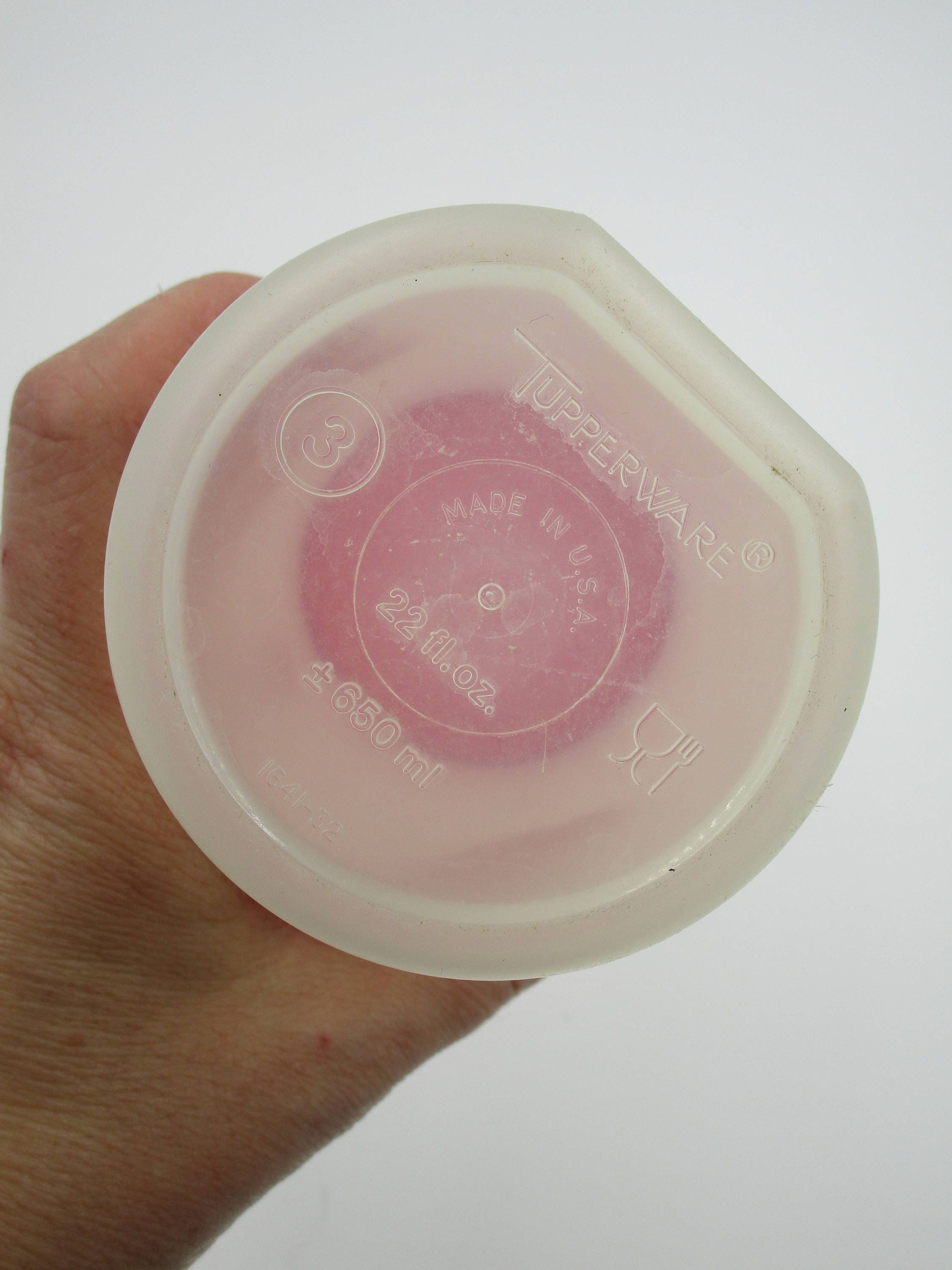 TUPPERWARE Round Storage Container With Lid Vintage - Etsy Canada