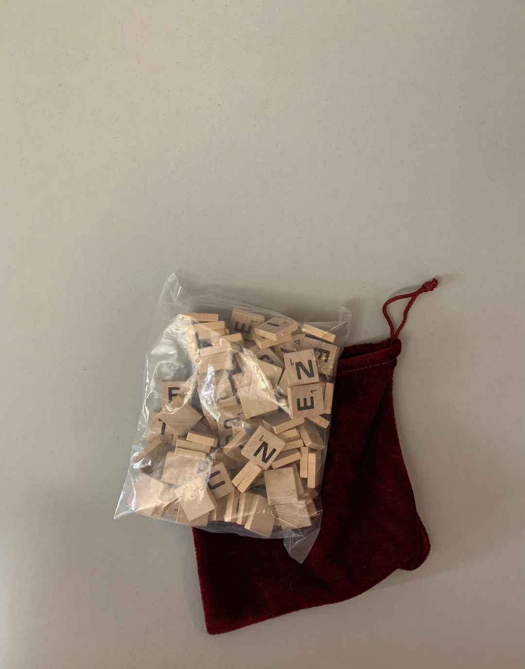 SCRABBLE TILES, Wood Scrabble Tiles, 3/4" Wood Tiles, Tiles With ...