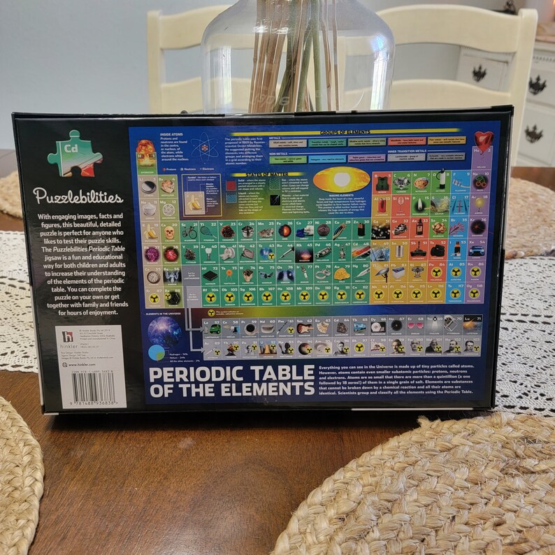 Periodic Table 500 Piece Jigsaw Puzzle by Hinkler Books - Etsy