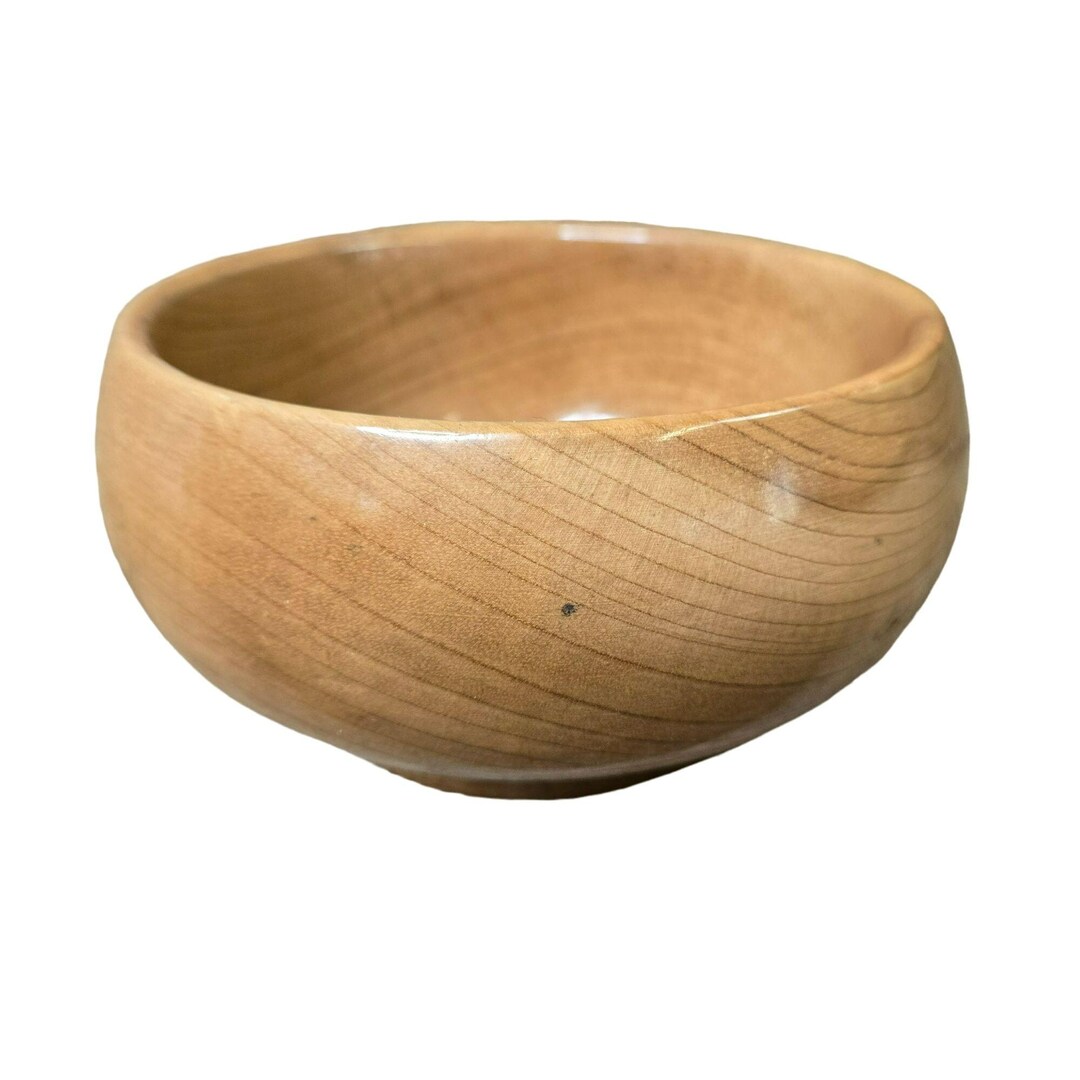 VTG Myrtlewood Chalet Candy Nut Dish Bowl Handcrafted Oregon Myrtle ...