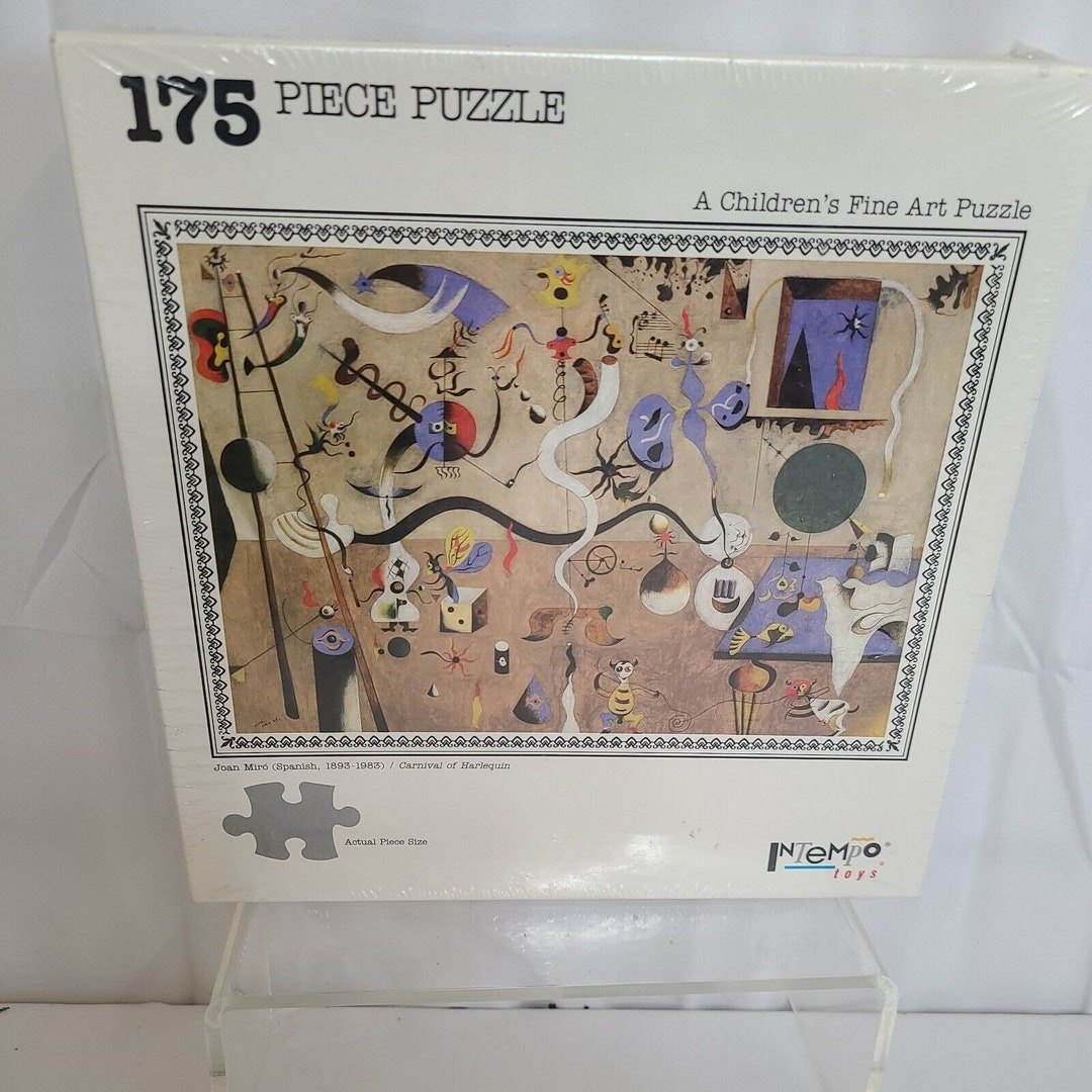Vintage 1991 Joan Miro Puzzle - Carnival of Harlequin - Intempo Toys ...