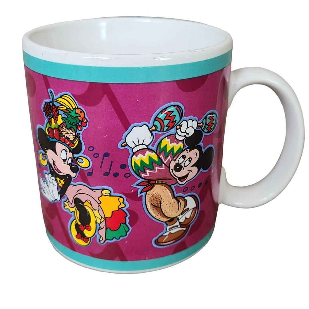 VTG 80's Walt Disney Applause 8oz Coffee Mug - Mickey Minnie Mouse ...