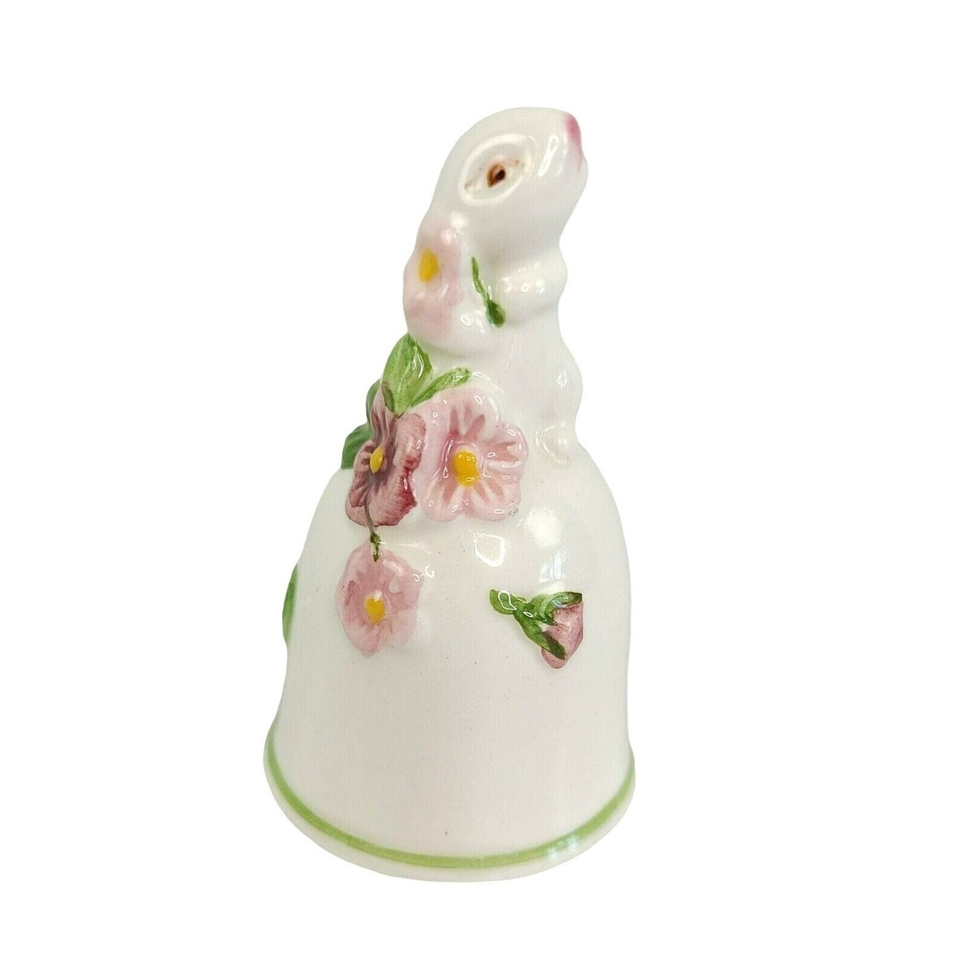 VTG Avon Bunny Collection 3" BELL Rabbit Hand Painted Easter/spring ...