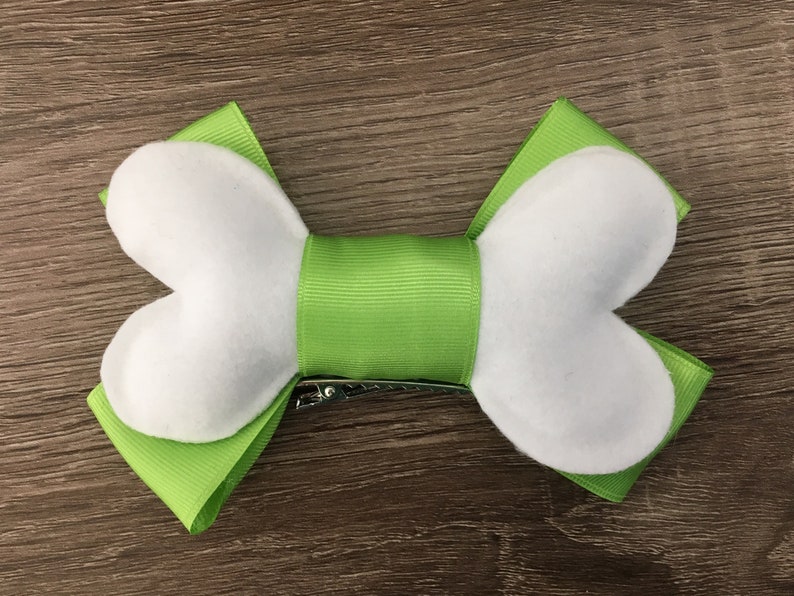 Pebbles Bone Hair Bow | Etsy