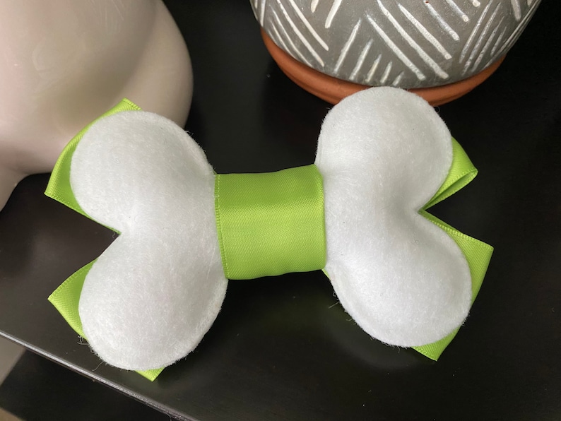 Pebbles Bone Hair Bow - Etsy