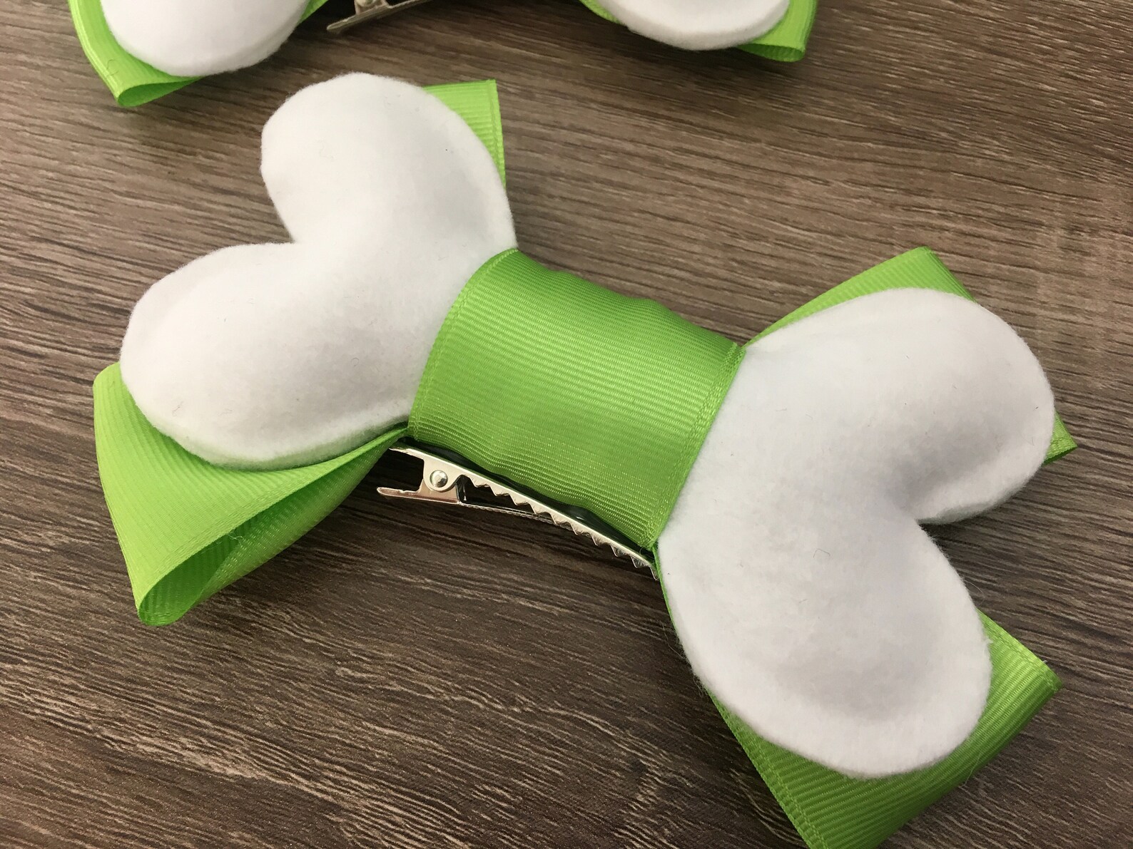 Pebbles Bone Hair Bow | Etsy