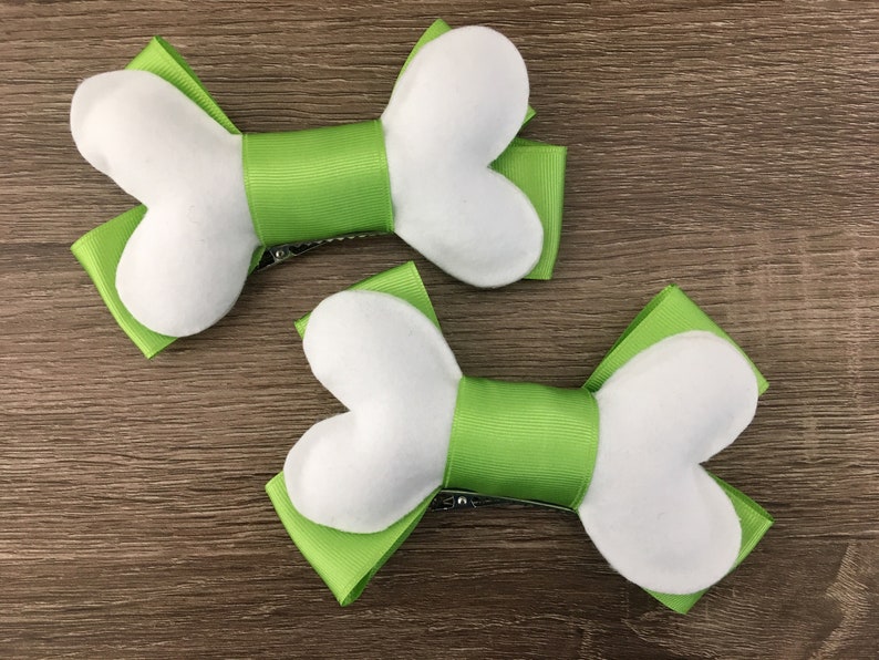 Pebbles Bone Hair Bow | Etsy