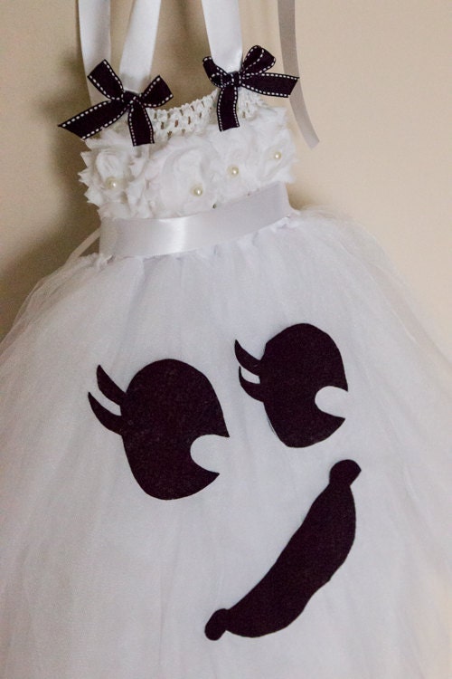 Ghost Tutu Dress Halloween Costume | Etsy