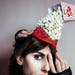 Spilled Popcorn Red Costume Fascinator Headpiece Hat Stripes Pinup ...