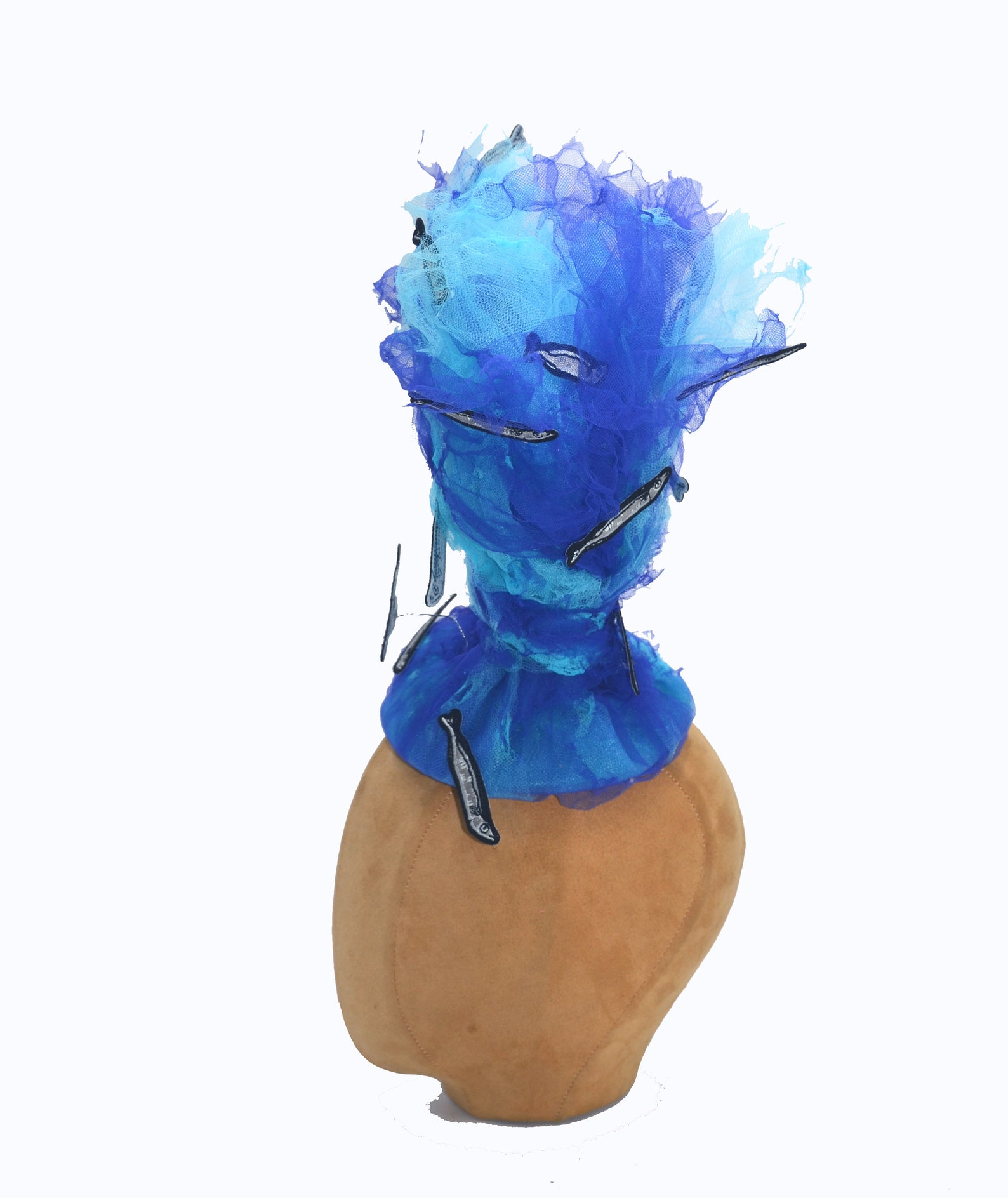 Blue Swarming School of Sardine Fish Fascinator Hat | Surreal Ocean ...