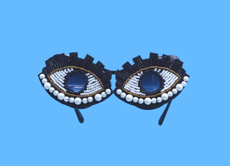 Cartoon Eye Sunglasses: Anime Cosplay, Surreal Cat-eye Style - Etsy