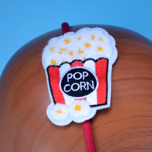 Popcorn Box Red and White Striped Headband - Movie, Pinup, Rockabilly ...