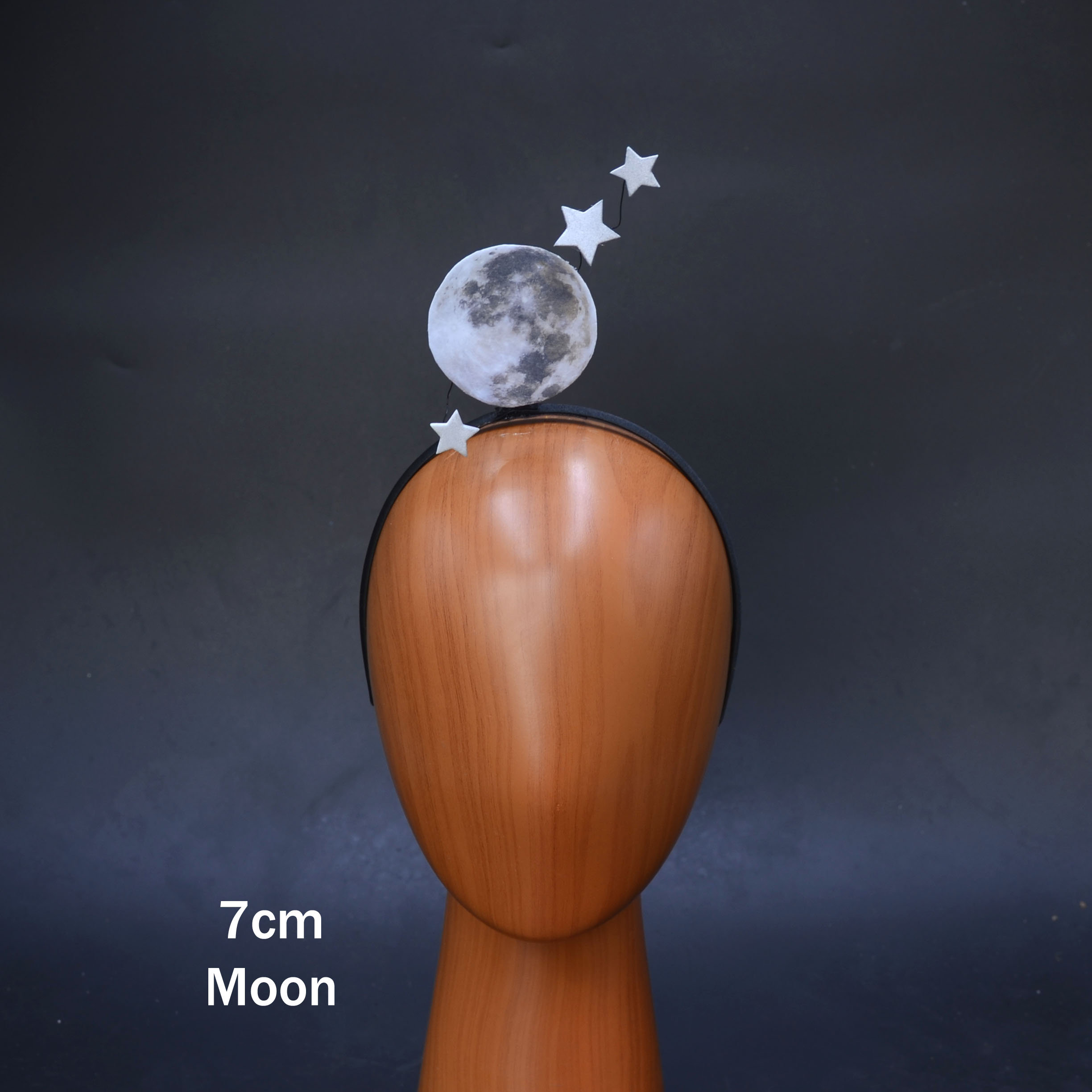 Silver Stars & Full Moon Headband | for Women or Children | Galaxy ...