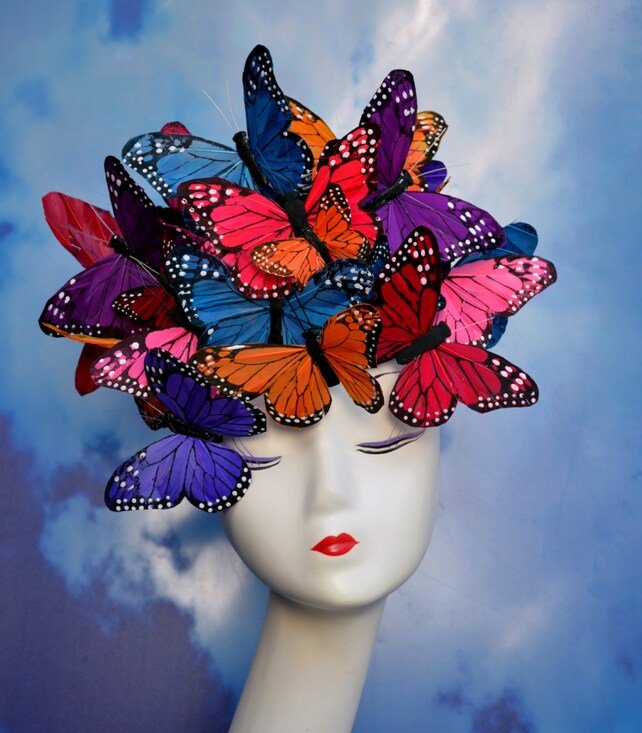 Butterfly Derby Hat - Etsy