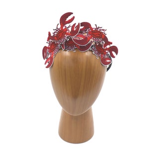 Convertible Red Lobster Headband Crown | Mermaid Crown | Ocean Tiara ...