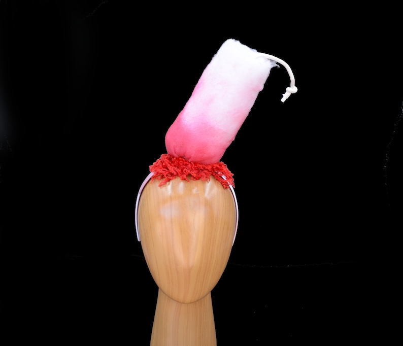Bloody Tampon Costume Headband | Red & White Halloween Hat | Periods ...