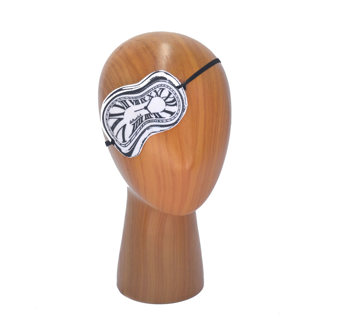 Surrealist Salavador Dali Eyepatches: Softwatch Melting Clock or Ruby ...