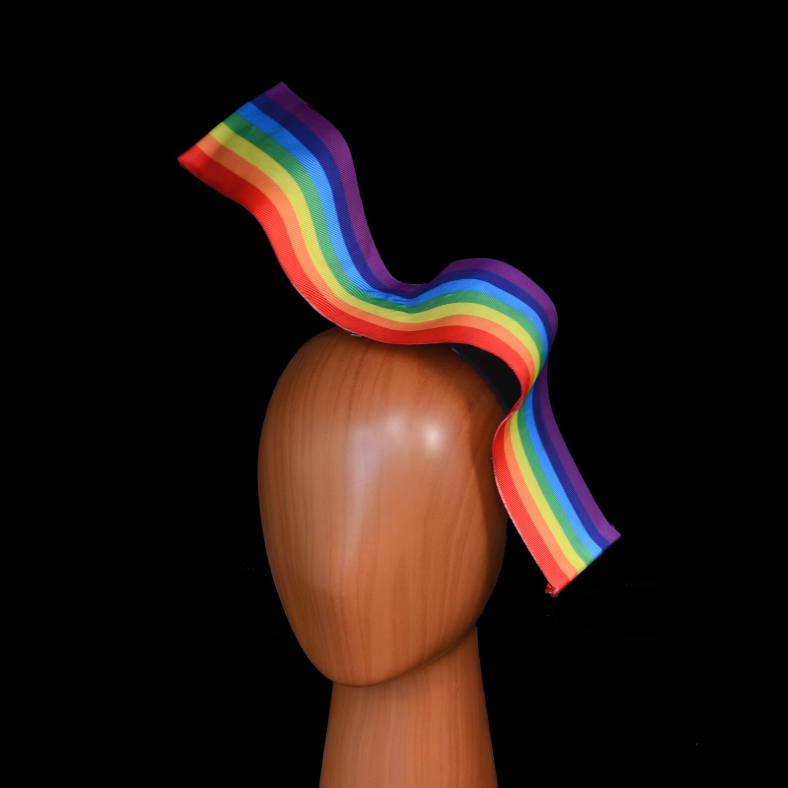 LGBT or Transgender Pride Rainbow Ribbon Headband Fascinator - Etsy