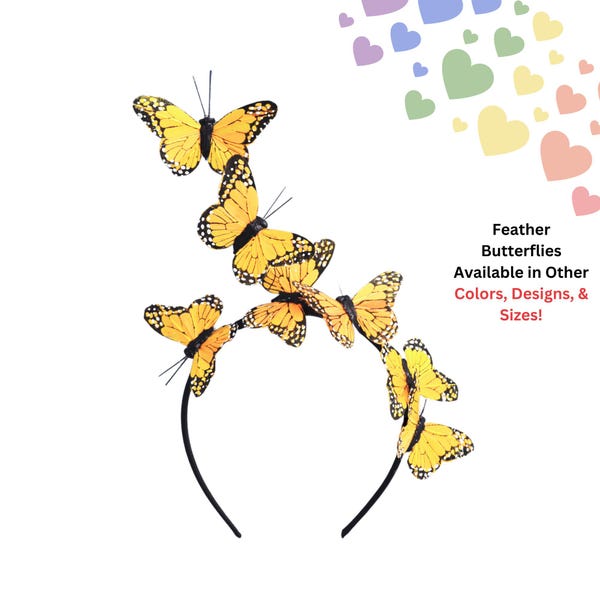 Butterfly Headbands - Etsy