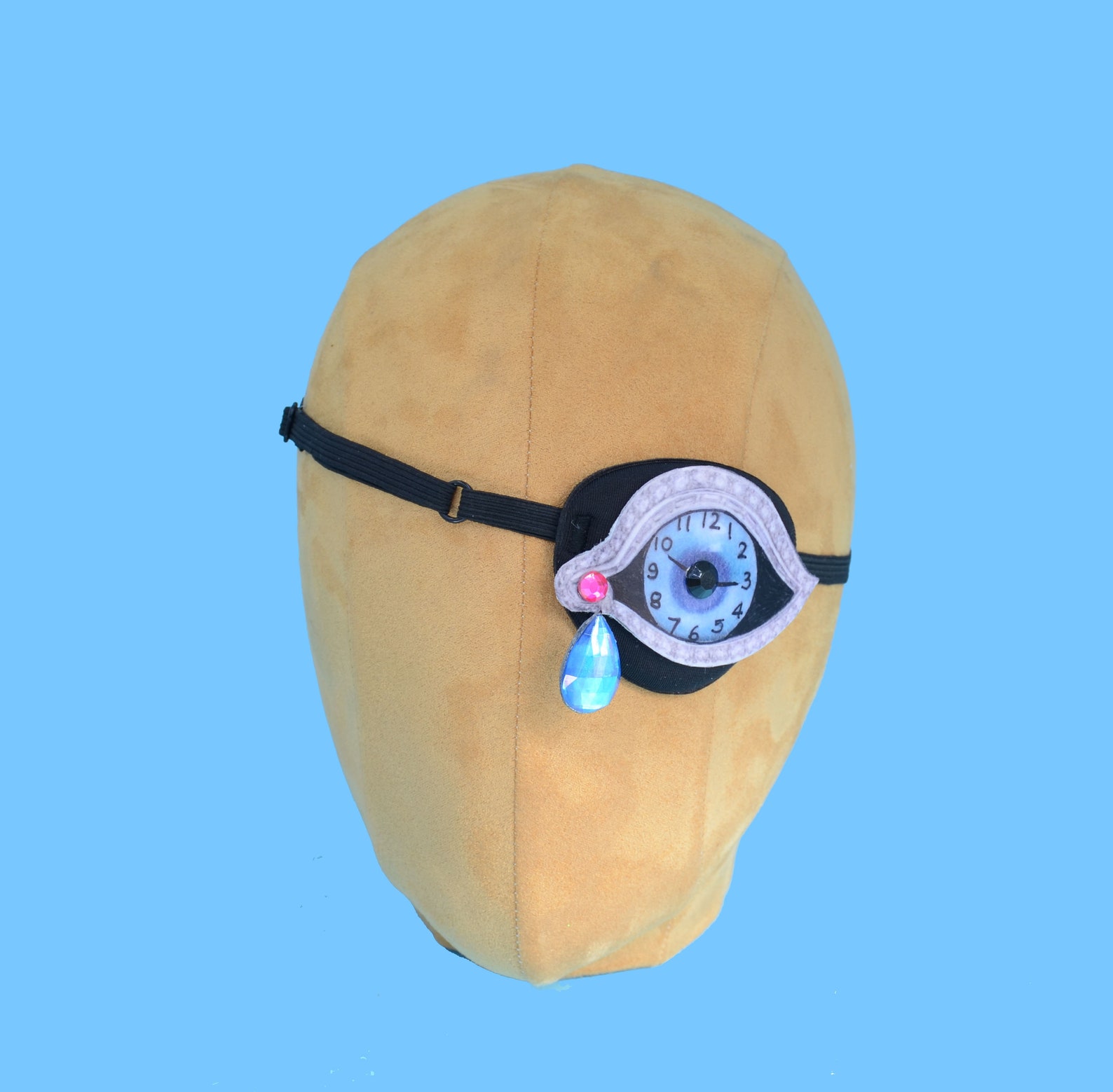 Surrealist Salavador Dali Eyepatches: Softwatch Melting Clock or Ruby ...