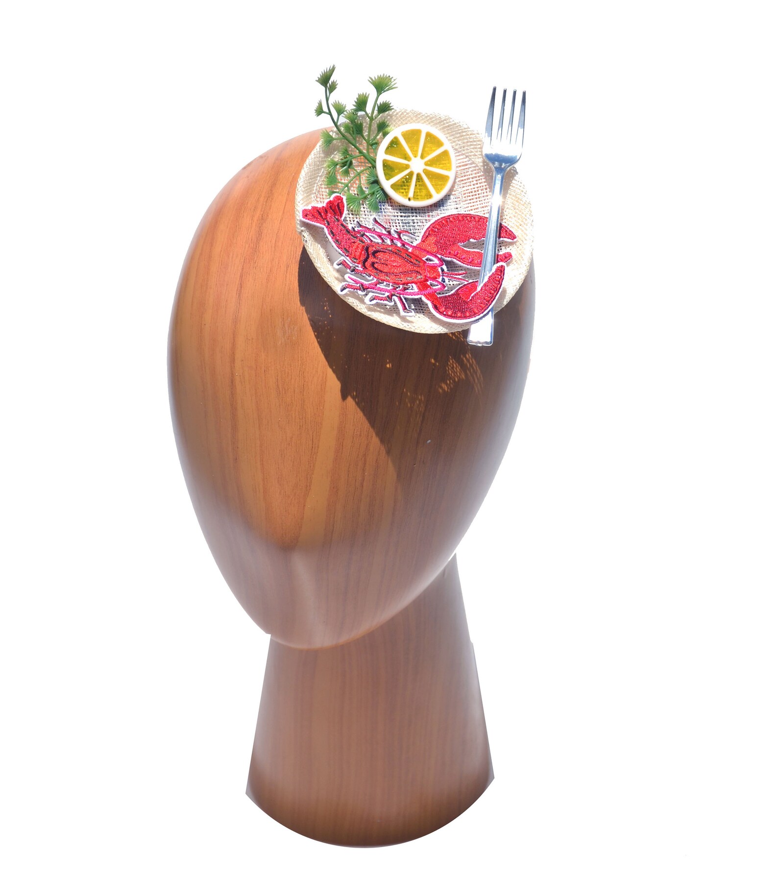 Mini Pinup Red Lobster Dinner Plate Pop Surrealist Hair Clip | Etsy