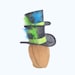 Surrealist Stacked Tower of Top Hats Any Color Mad Hatter Costume, Team ...