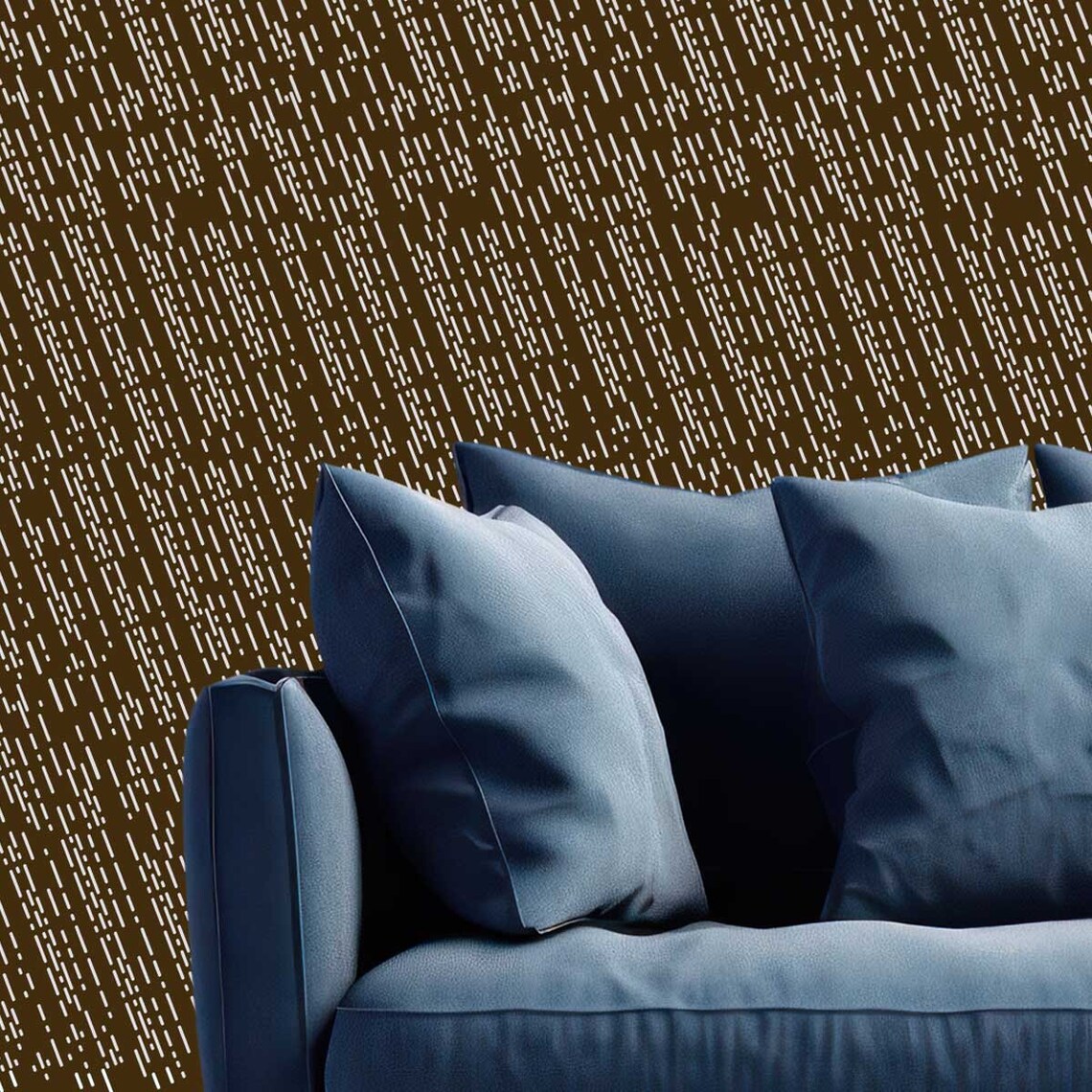 Rain Wall Stencil - LARGE WALL STENCILS for a Quick Room Makeover ...