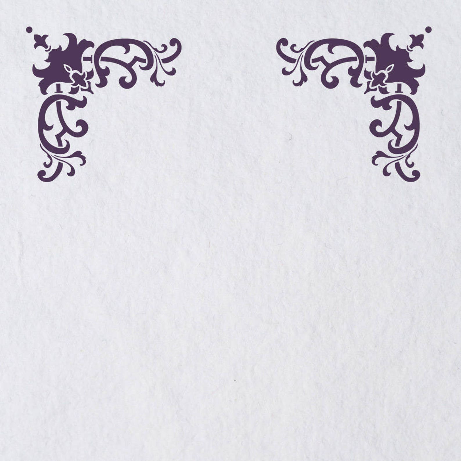 Corner Stencil Reusable Template 079 for Wall DIY Decor - Etsy