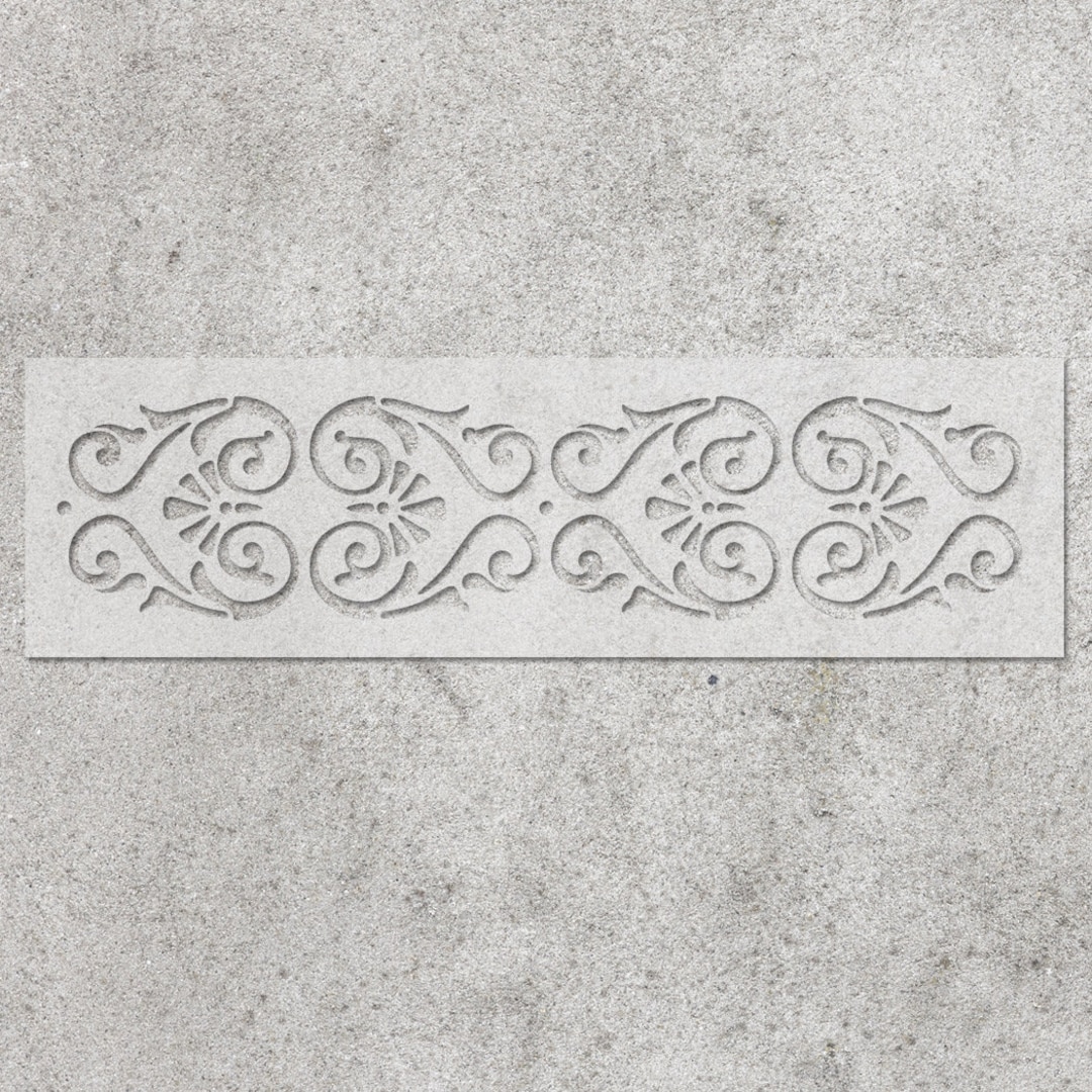 Wall Stencils Border Stencil Pattern Reusable Template for DIY Wall ...