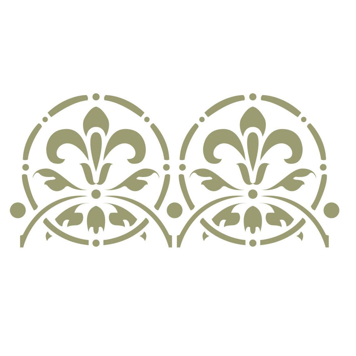 Wall Stencils Border Stencil Pattern 088 Reusable Template for - Etsy