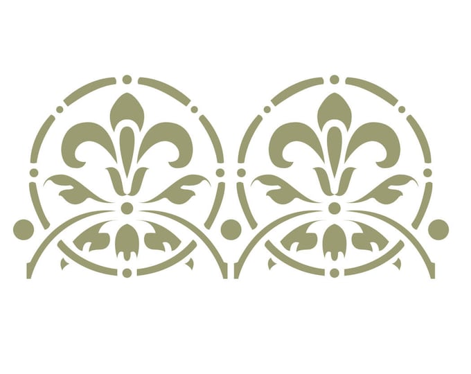 Wall Stencils Border Stencil Pattern 088 Reusable Template for - Etsy