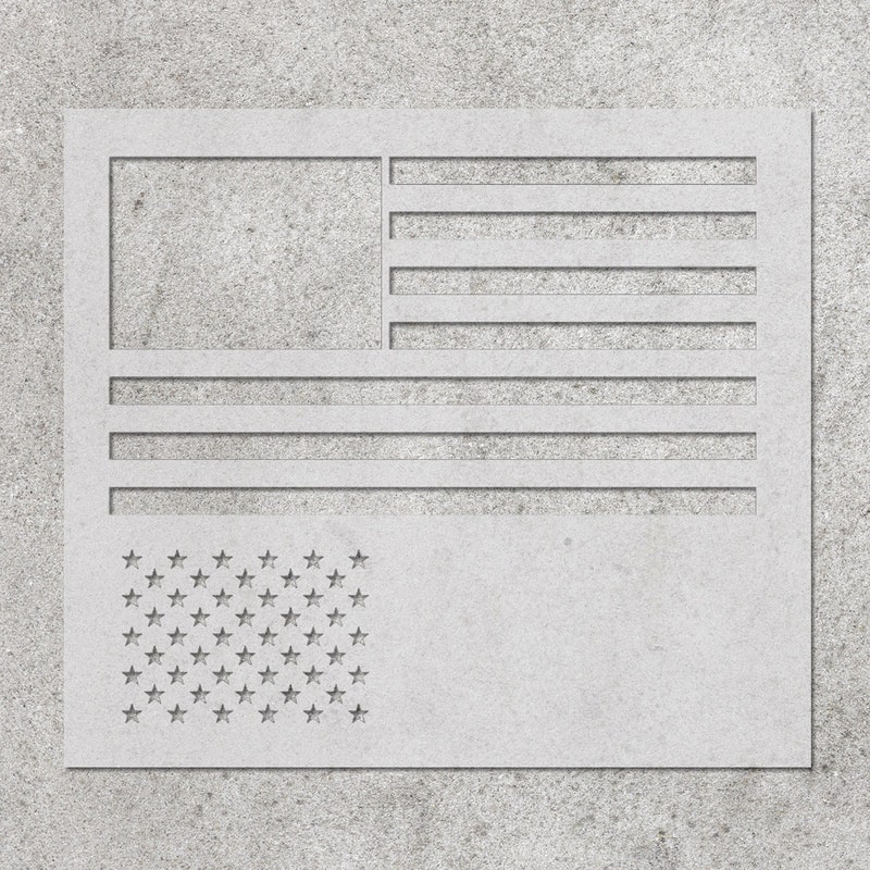 Usa Flag Stencil - Etsy