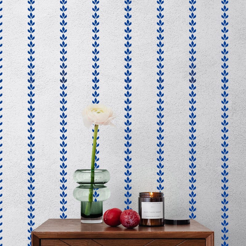 Country Leaves Stencil - Etsy UK