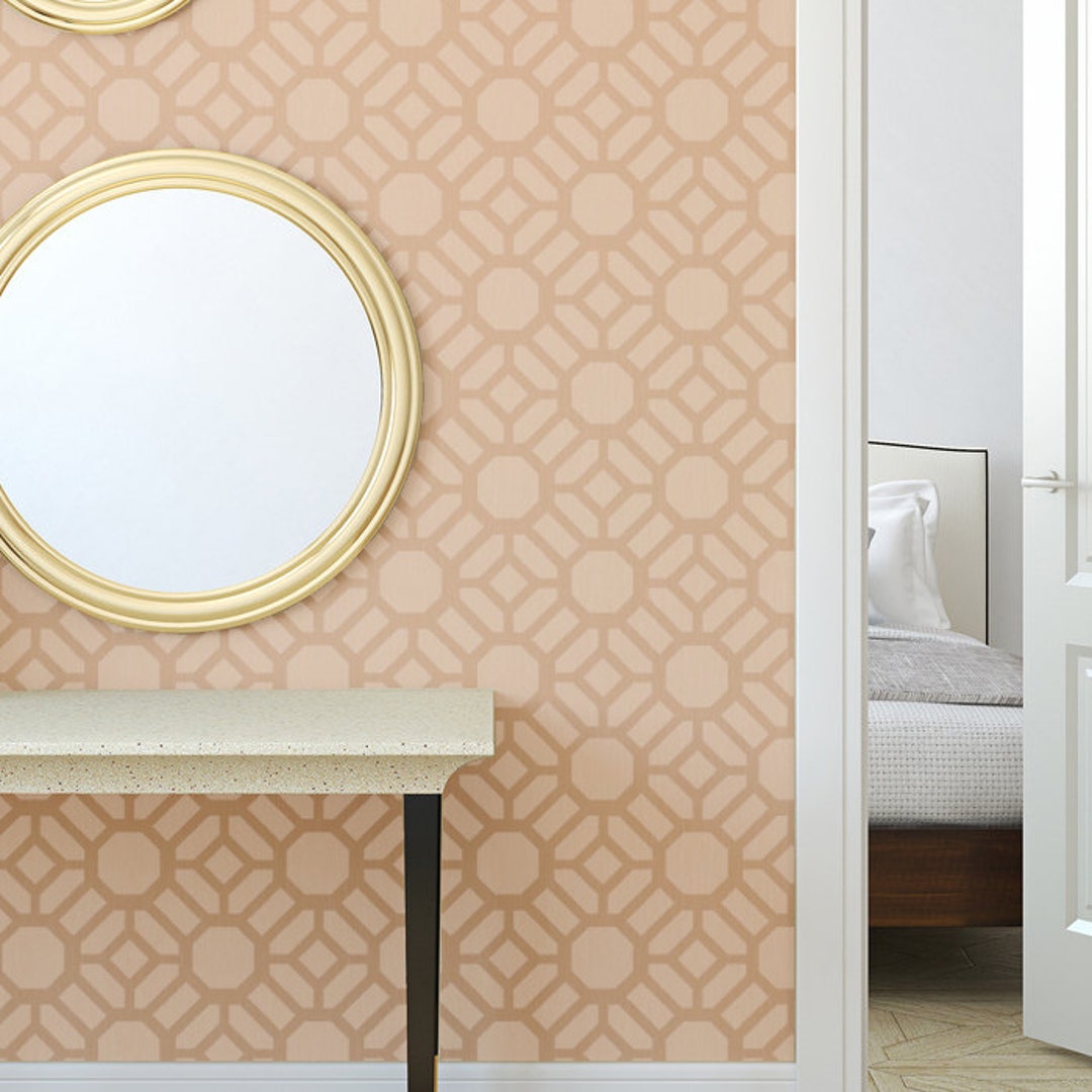 Geometric Modern Wall Stencil Jeremy Allover Pattern Stencil for a DIY ...
