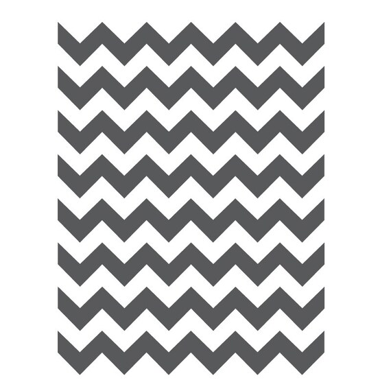 Printable Chevron Stencil Pattern